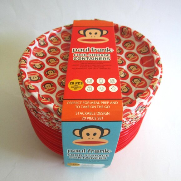 Paul Frank | Kitchen | Paul Frank Julius Monkey Red Round Food Storage ...